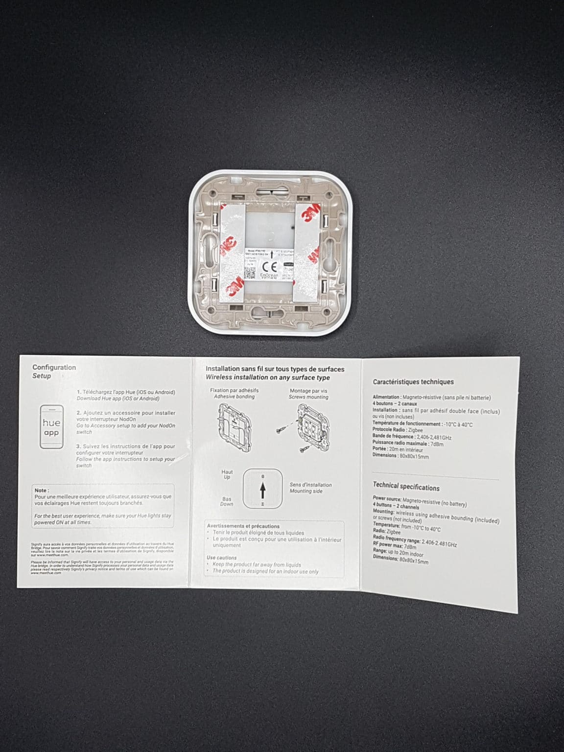 Test NodOn : interrupteur sans pile et sans fil compatible Philips Hue ...