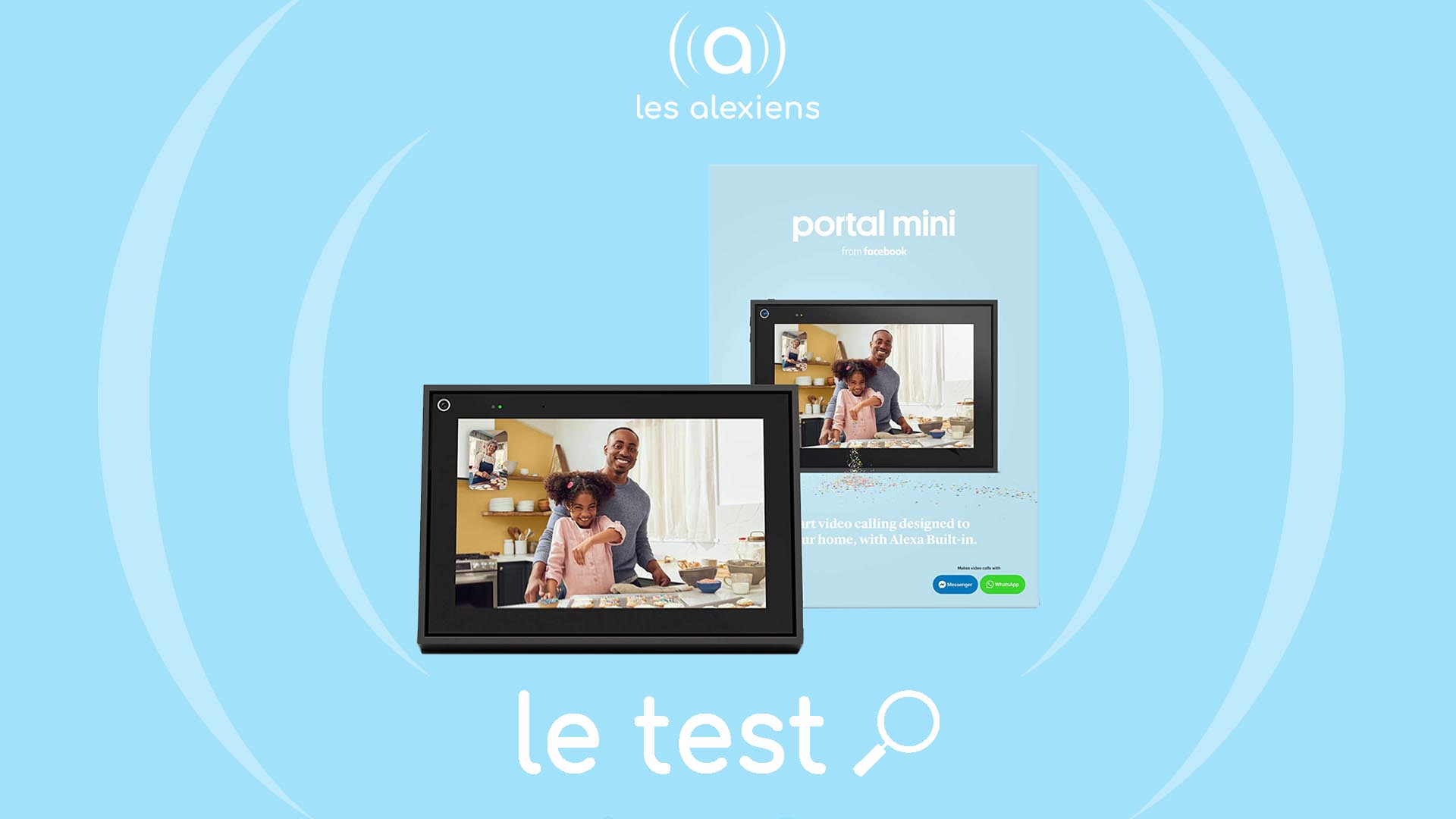 Test Facebook Portal Mini : plus qu'un cadre photo pour Alexa – Les ...