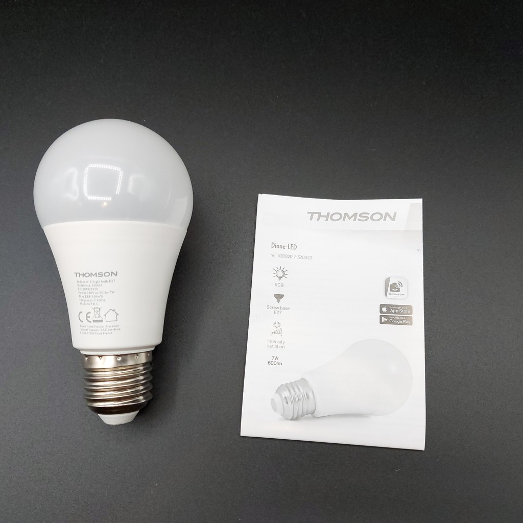 Test Thomson Diane LED E27 : une ampoule surtout pour Alexa... – Les ...
