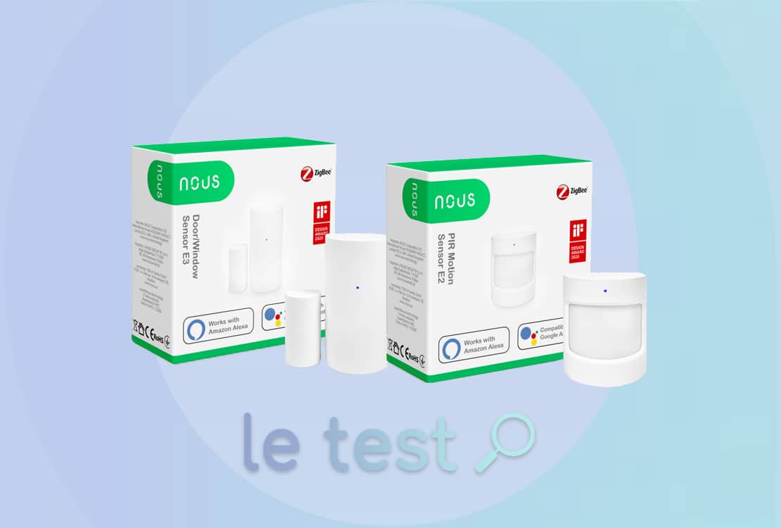 Test NOUS E2 / E3 : capteurs de mouvement et d'ouverture ZigBee – Les ...
