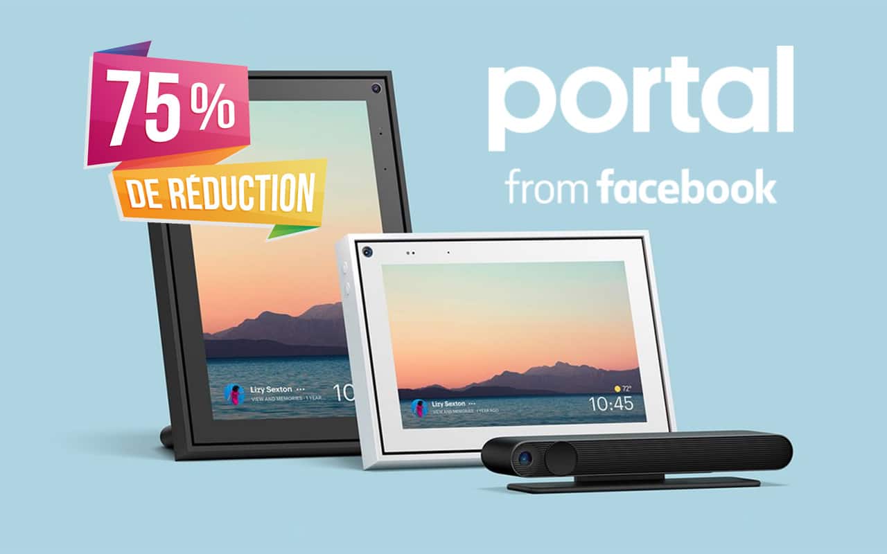 Facebook Portal : 75% de remise sur les écrans connectés – Les Alexiens