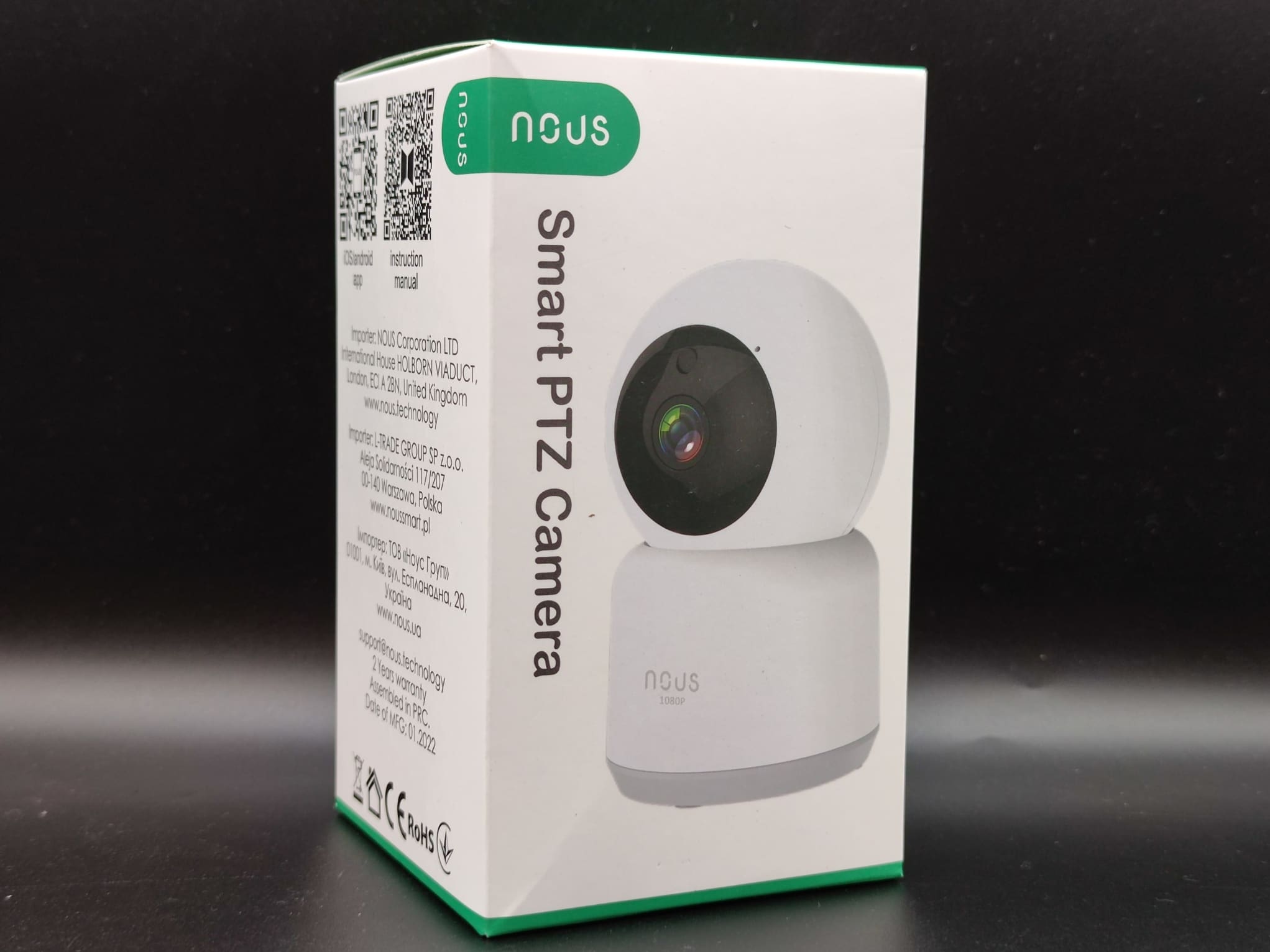 Test Nous W2 Smart PTZ : une caméra Wi-Fi pour Tuya – Les Alexiens