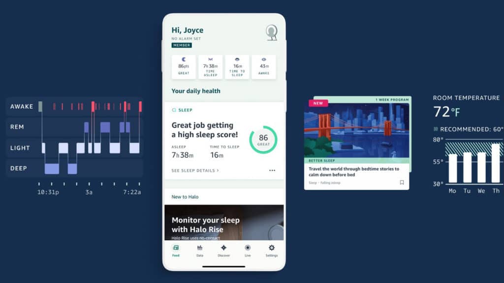 Amazon présente Halo Rise, un capteur de sommeil compatible Alexa – Les ...