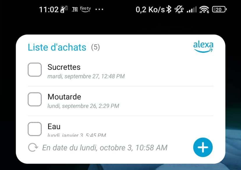 Un nouveau widget Alexa bien pratique sous Android et iOS – Les Alexiens