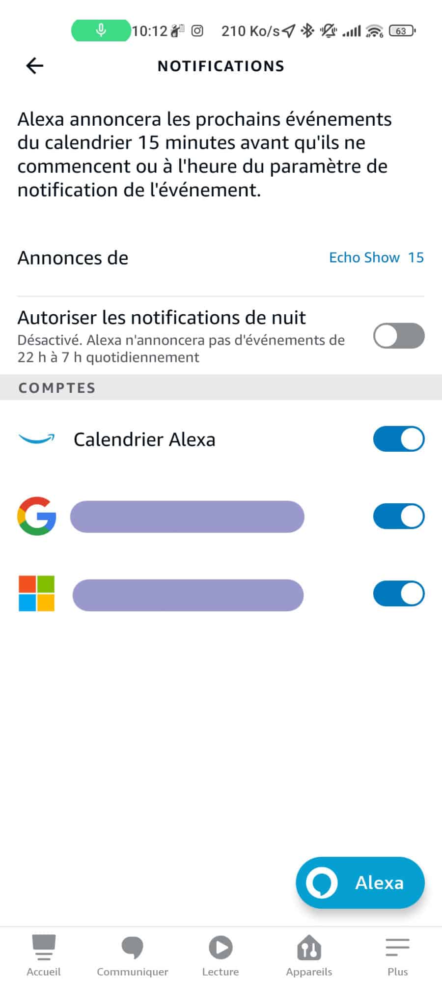 Un nouveau calendrier dans l'application Amazon Alexa – Les Alexiens