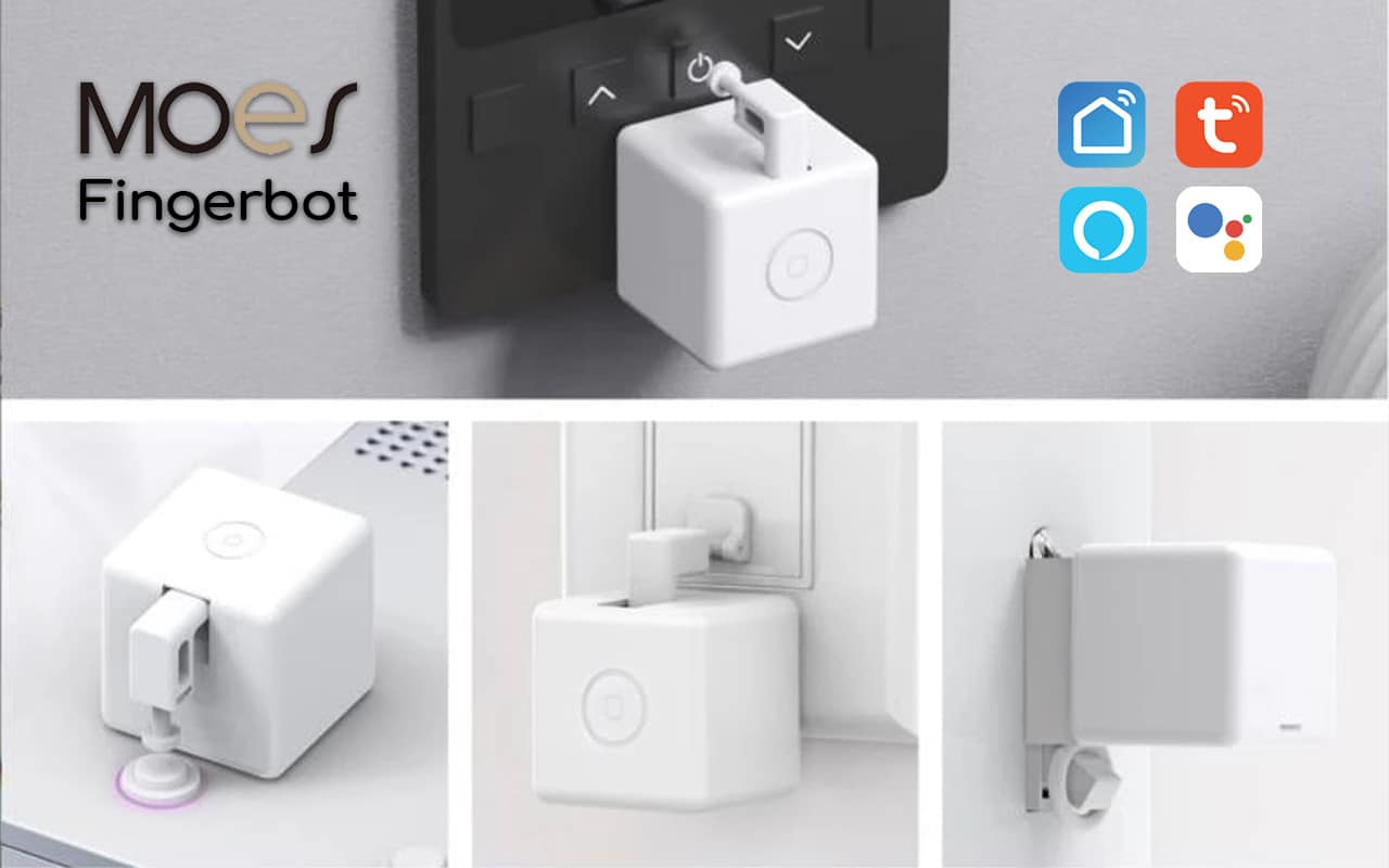 Test du Moes Fingerbot, un bouton connecté malin – Les Alexiens