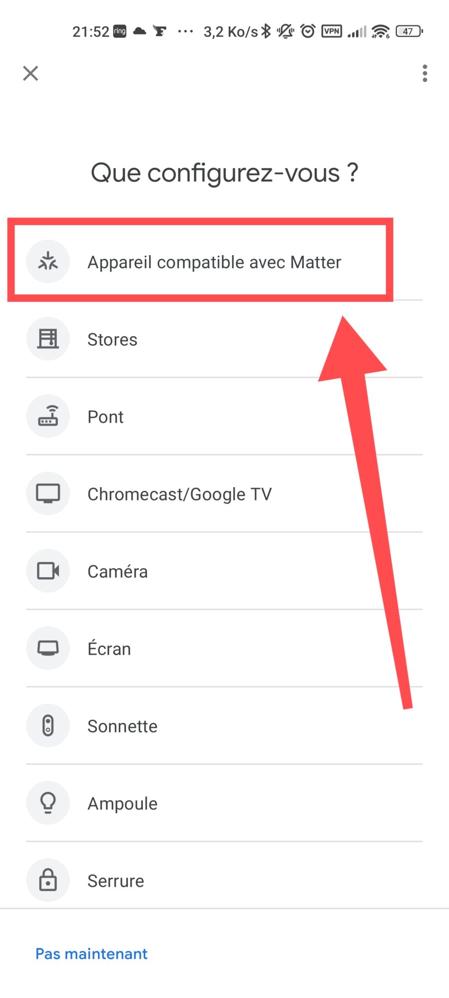 Installer un appareil Matter avec Google Home en 5 minutes – Les Alexiens