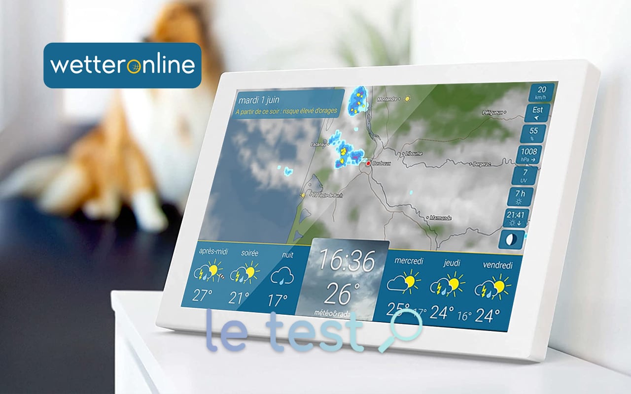 Test WetterOnline : la station Météo & Radar qui s'affiche – Les Alexiens