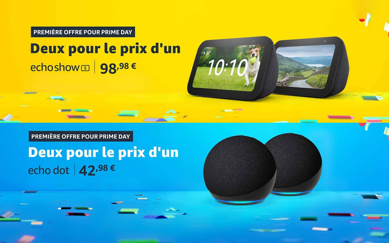 Amazon Echo : deux enceintes Alexa pour le prix d'une avant Prime Day ...