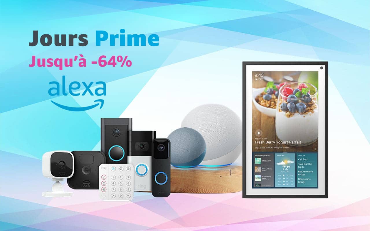 100 offres incontournables sur Alexa, Amazon Echo, Fire TV, Blink et ...